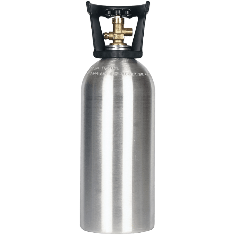 New 20 lb. Aluminum C02 Cylinder Tank | Shop Best Priced C02 Gas ...